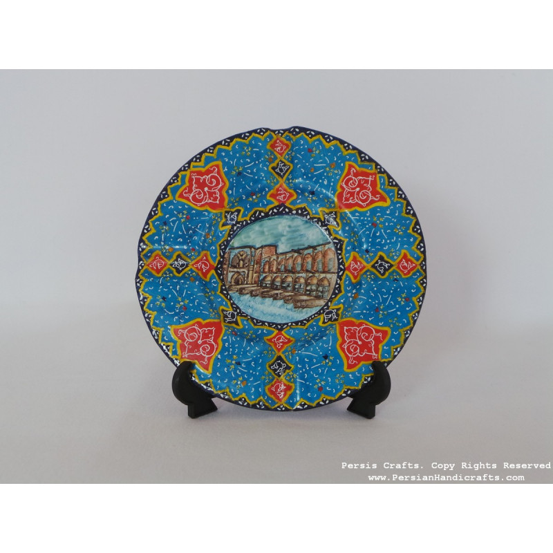 Privileged Flower Vase With Azure Toranj Design - HE4002 - Persiada