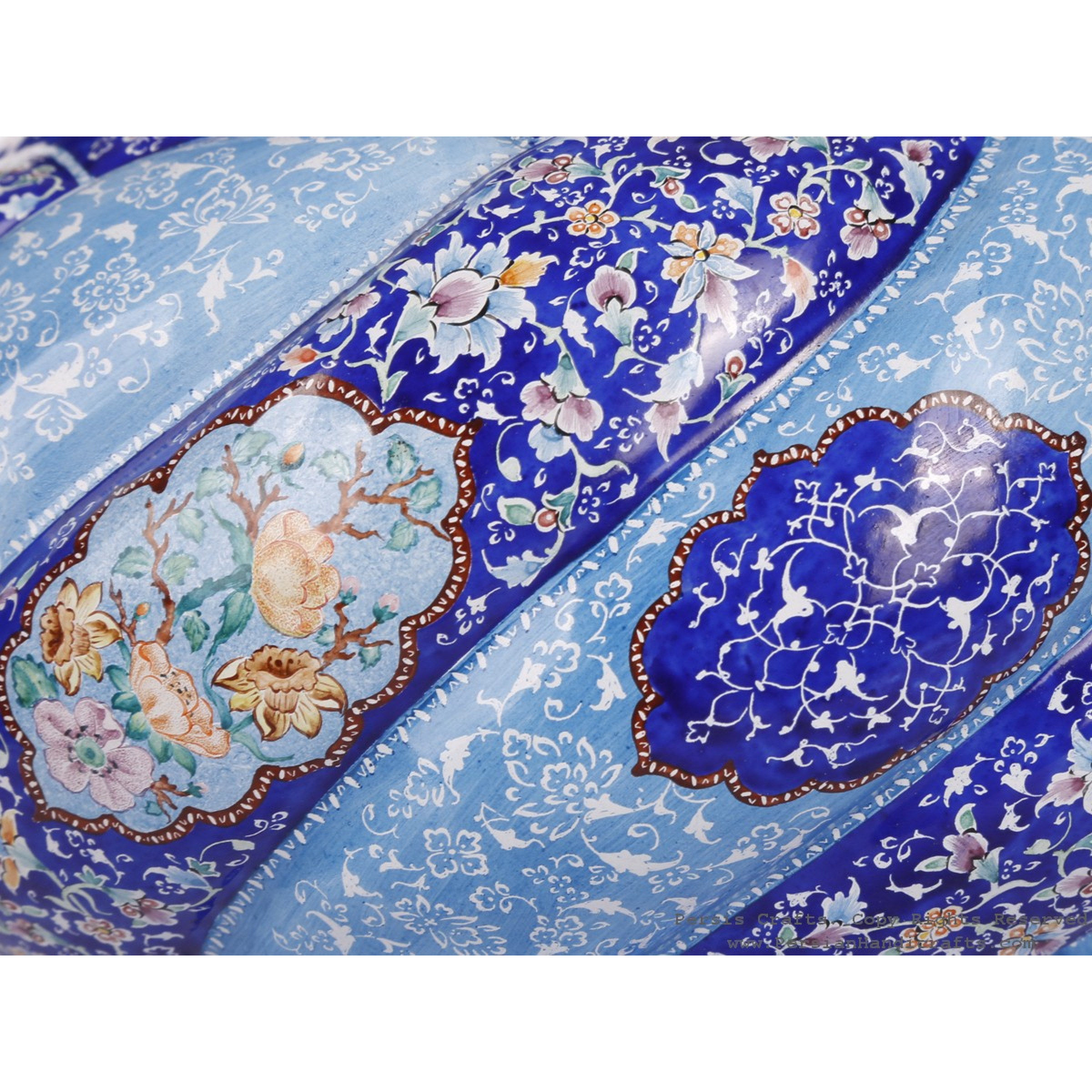 Premium Quality Enamel Minakari Large Candy Pot - HE3613 - Persiada