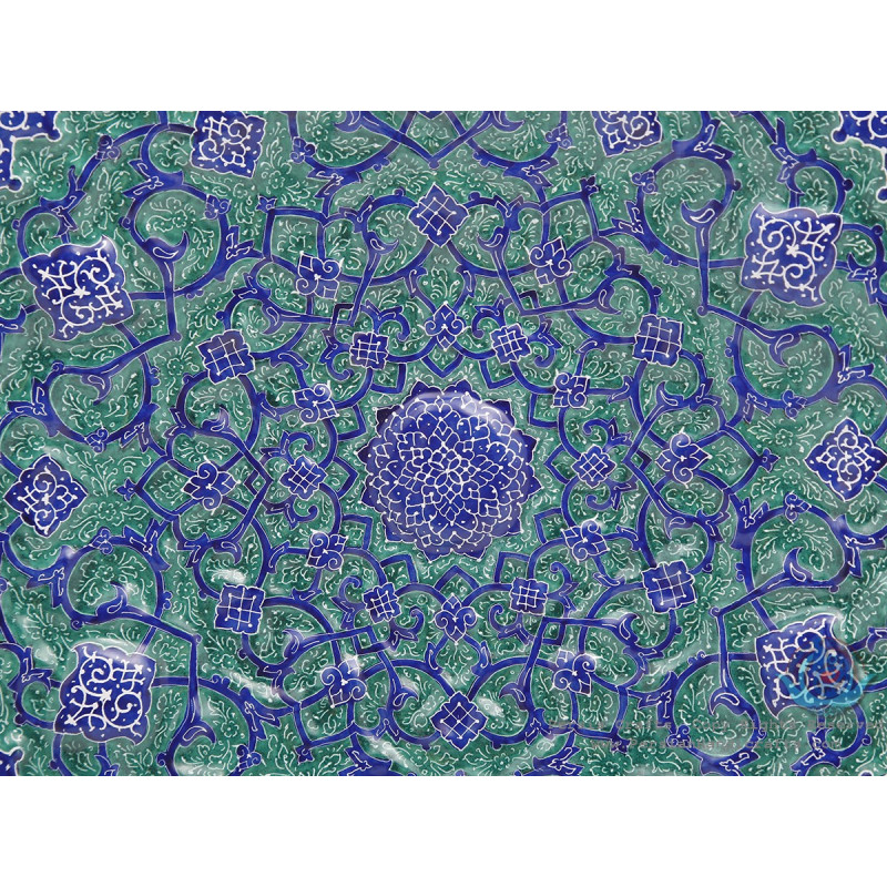 Wall Plate w Detailed Eslimi Minakari Design - HE4009 - Persiada