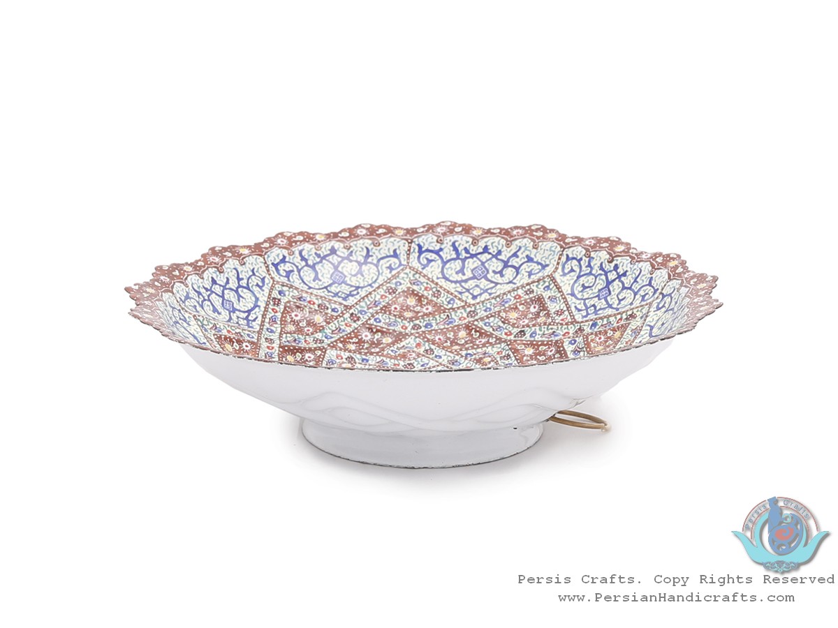 Enamel Protruded Custom Design Minakari Mini Bowl - HE3915 - Persiada