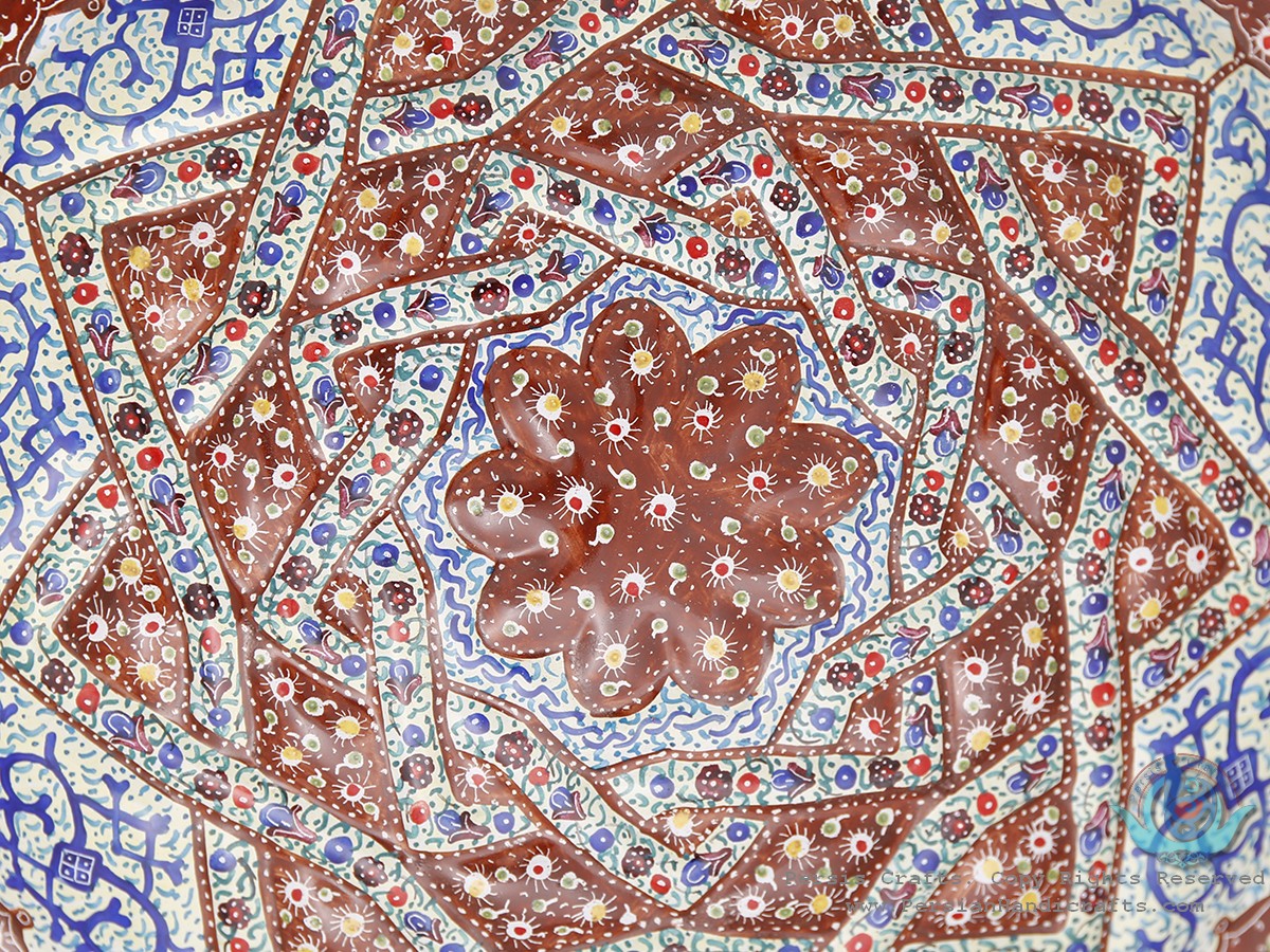 Enamel Protruded Custom Design Minakari Mini Bowl - HE3915 - Persiada