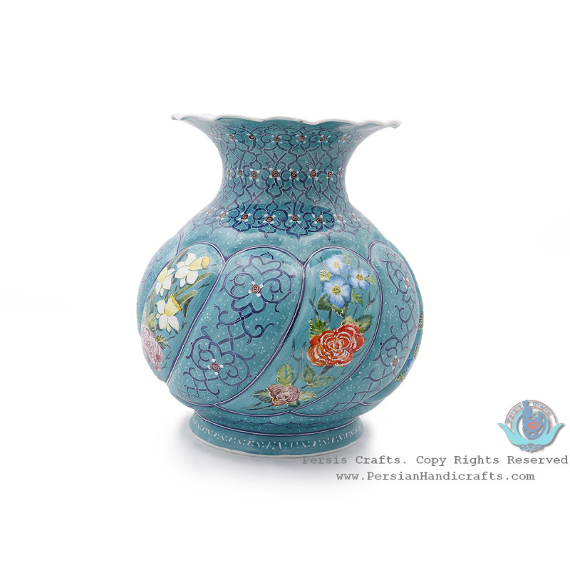 Enamel (Minakari) Eslimi Flower Vase - PE1163 - Persiada