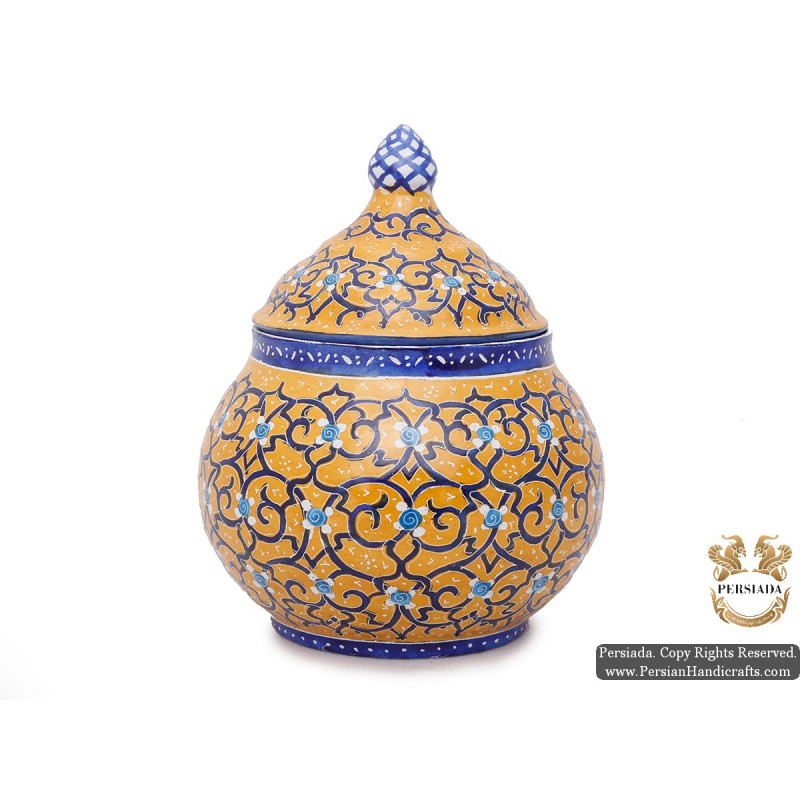 Traditional Persian Village Portrait | Hand Painted Minakari | Persiada ...