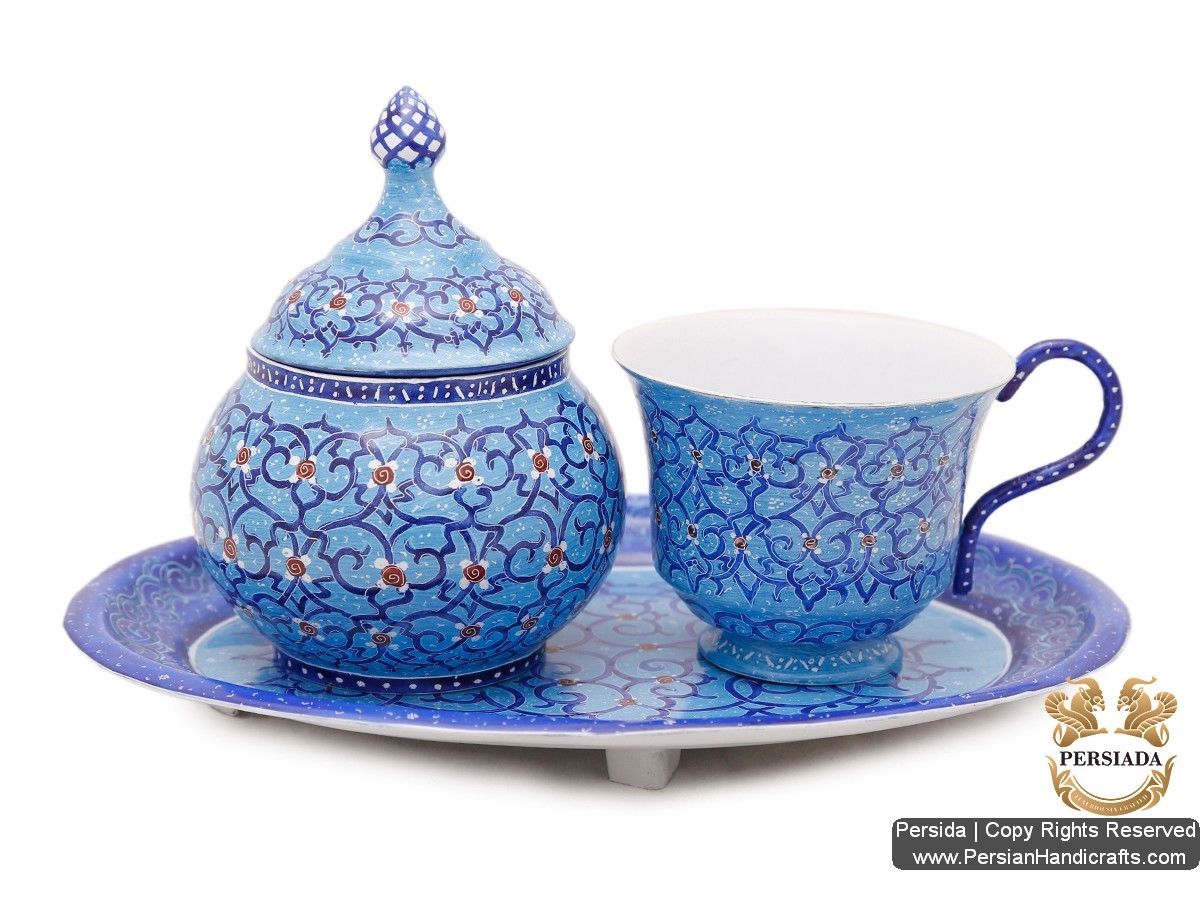 Tea Sugar Set | Hand Painted Minakari | Persiada HE5201
