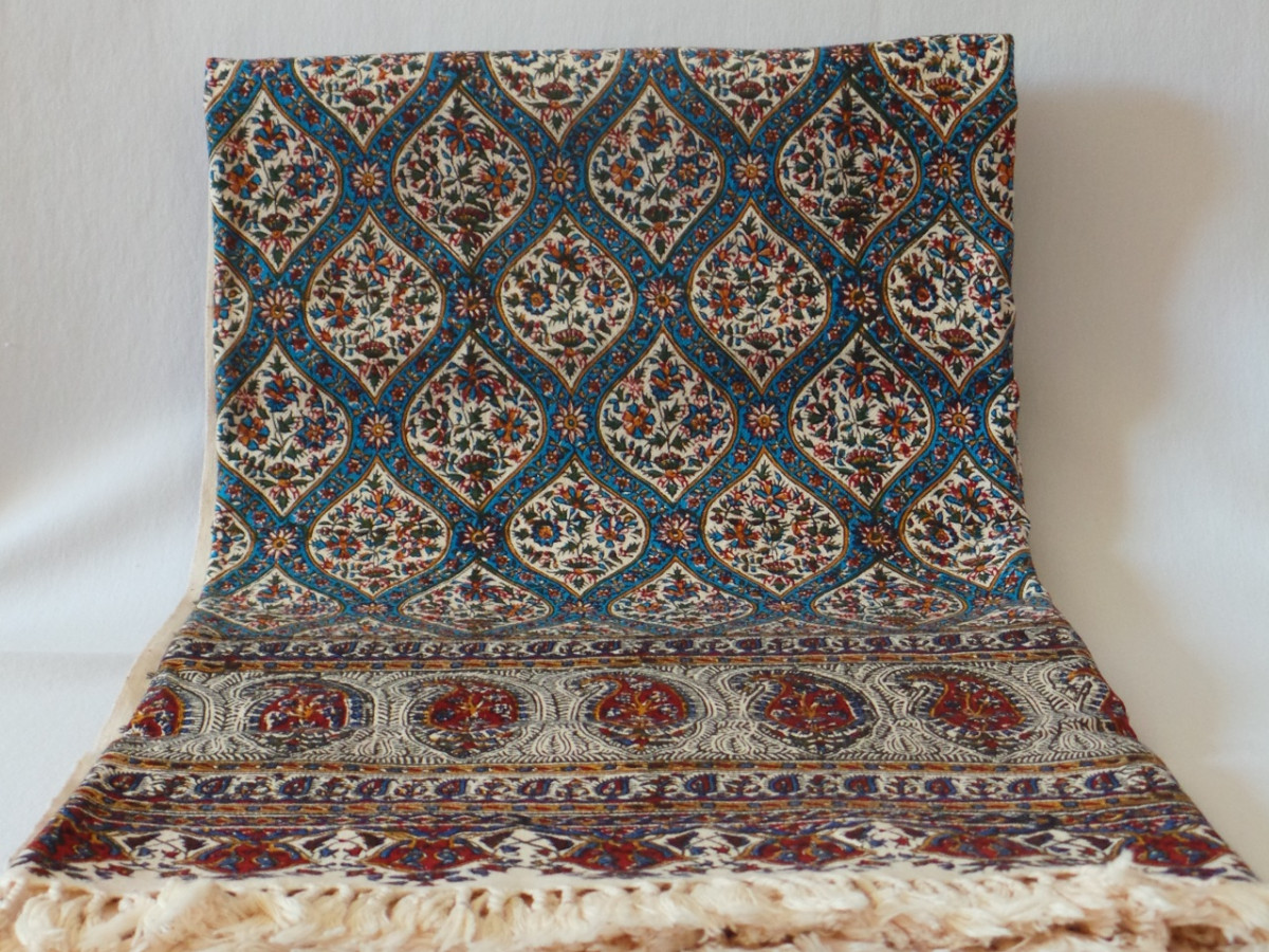Persian Ghalamkar Tablecloth - HGH2054 - Persiada