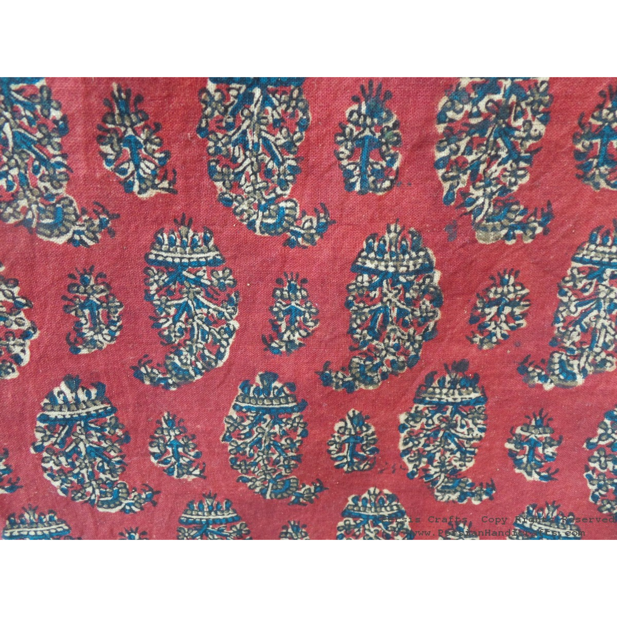 Persian Tapestry (Ghalamkar) Vintage Style Tablecloth - HGH3605 - Persiada