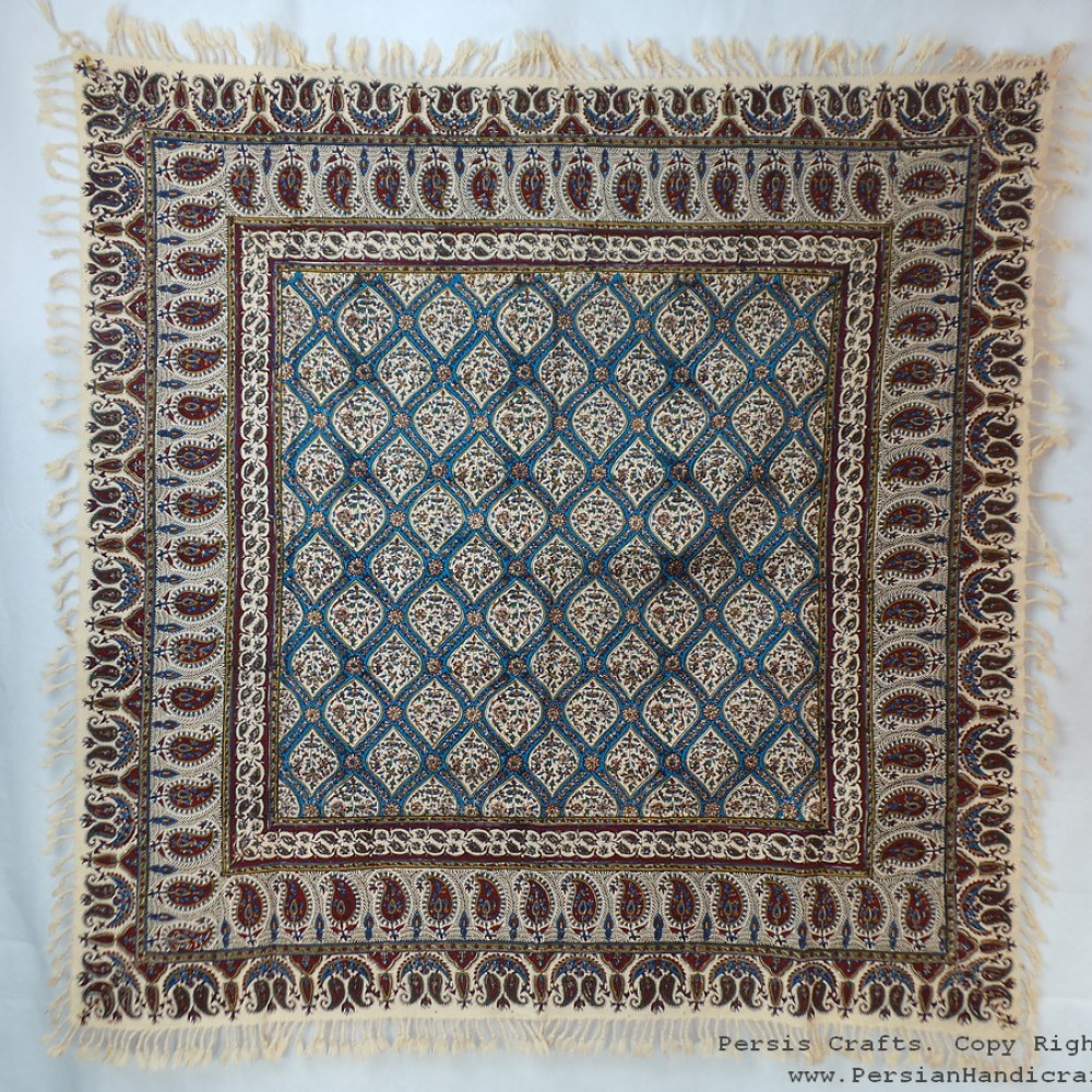 Persian Tapestry (Ghalamkar) Tablecloth - HGH3612 - Persiada