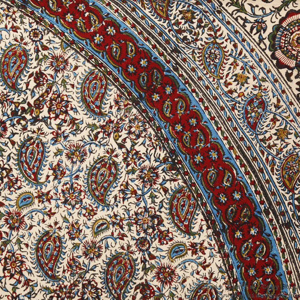 Persian Tapestry (Ghalamkar) Tablecloth - HGH3706 - Persiada