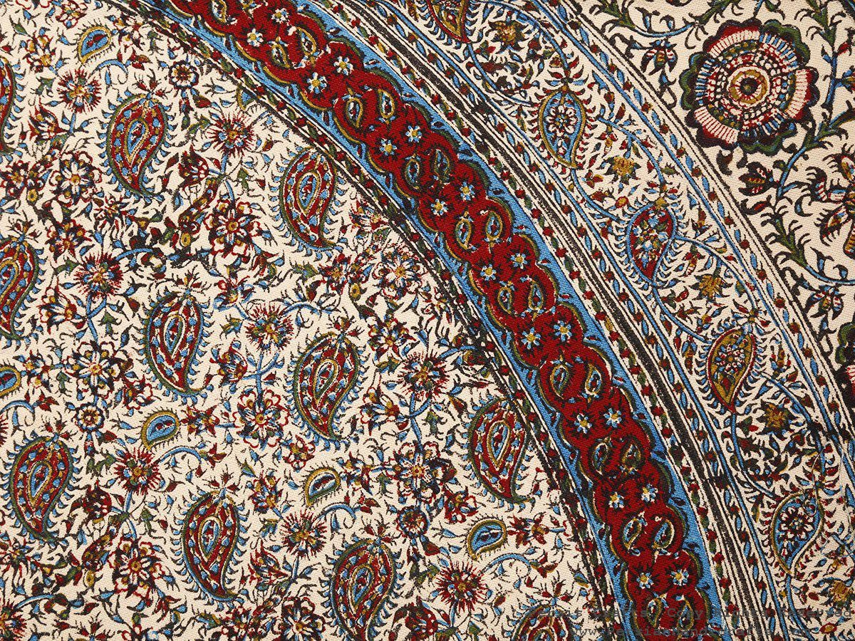 Persian Tapestry (Ghalamkar) Tablecloth - HGH3706 - Persiada