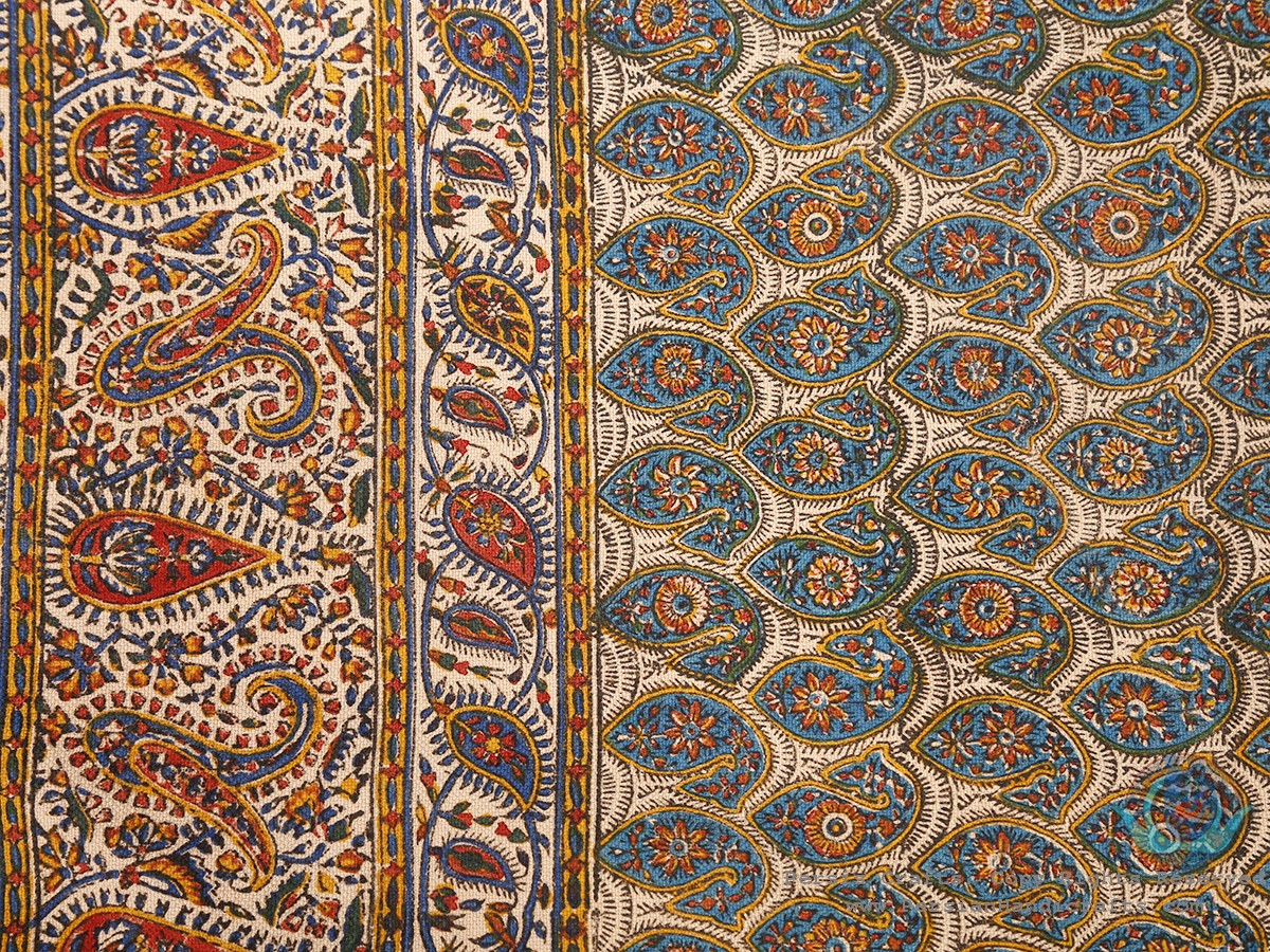 Privileged Paisely Pool Persian Tapestry Ghalamkar Bedspread or ...