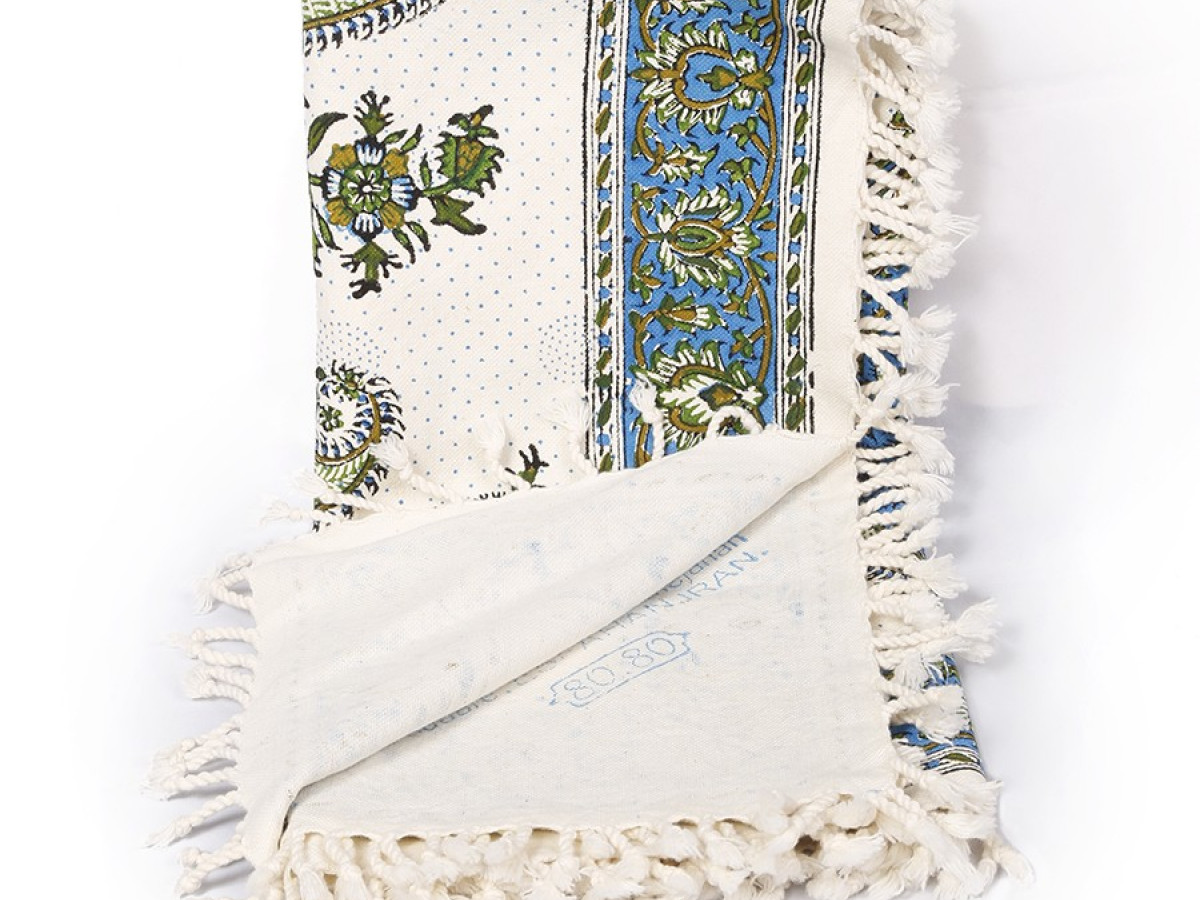 Paisley Toranj Design Tapestry Ghalamkar Tablecloth - HGH3915 - Persiada