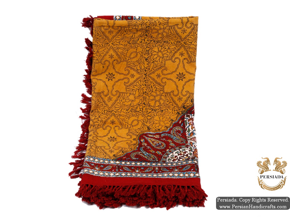 Square Tablecloth | Hand Printed Ghalamkar | Persiada HGH5102