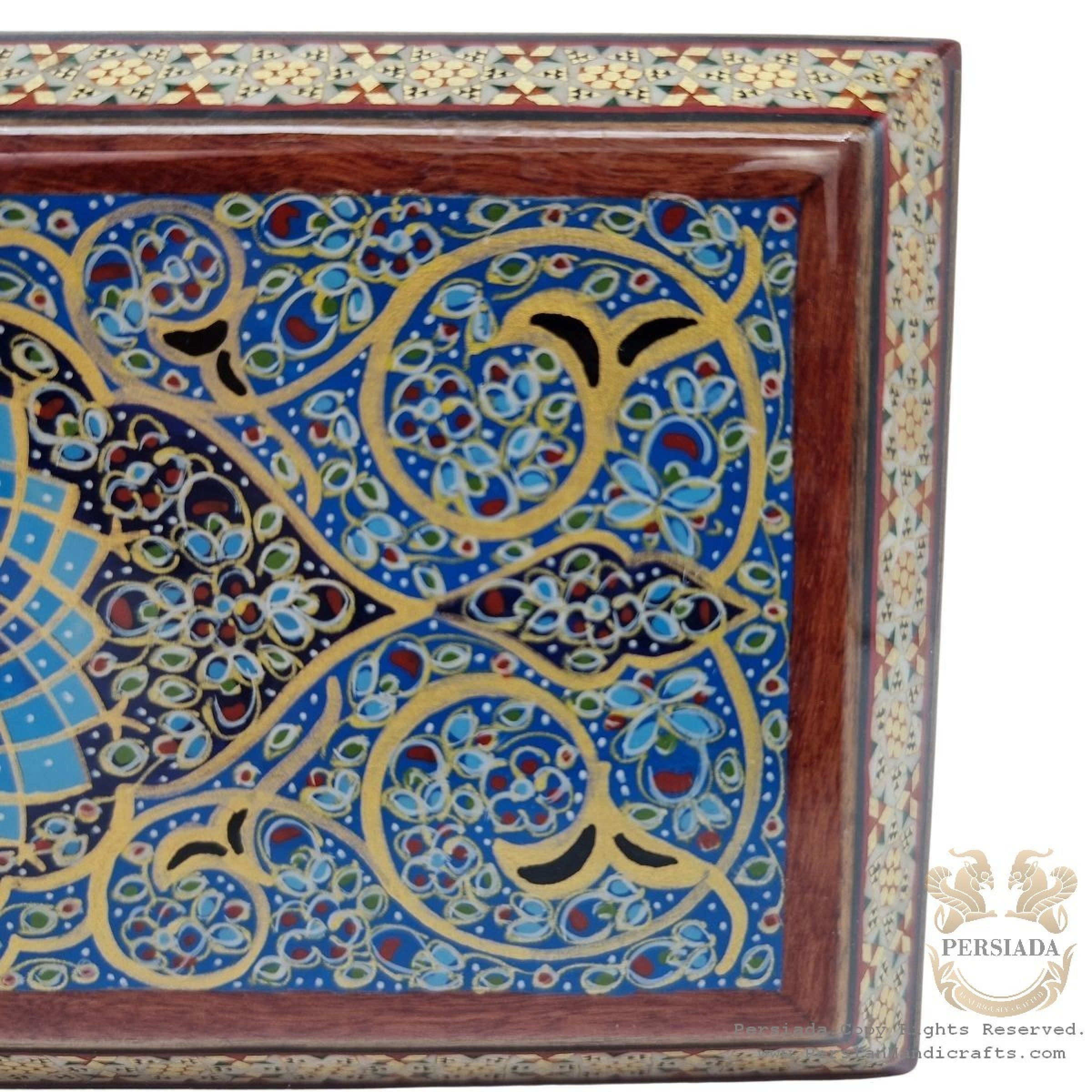 Wooden Collectible Box | Khatam Marquetry w Miniature | HKH8014