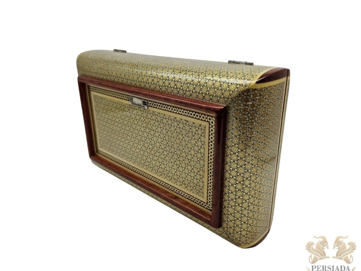 Exquisite Wooden Collectible Storage Box | In & Out Khatam Marquetry ...