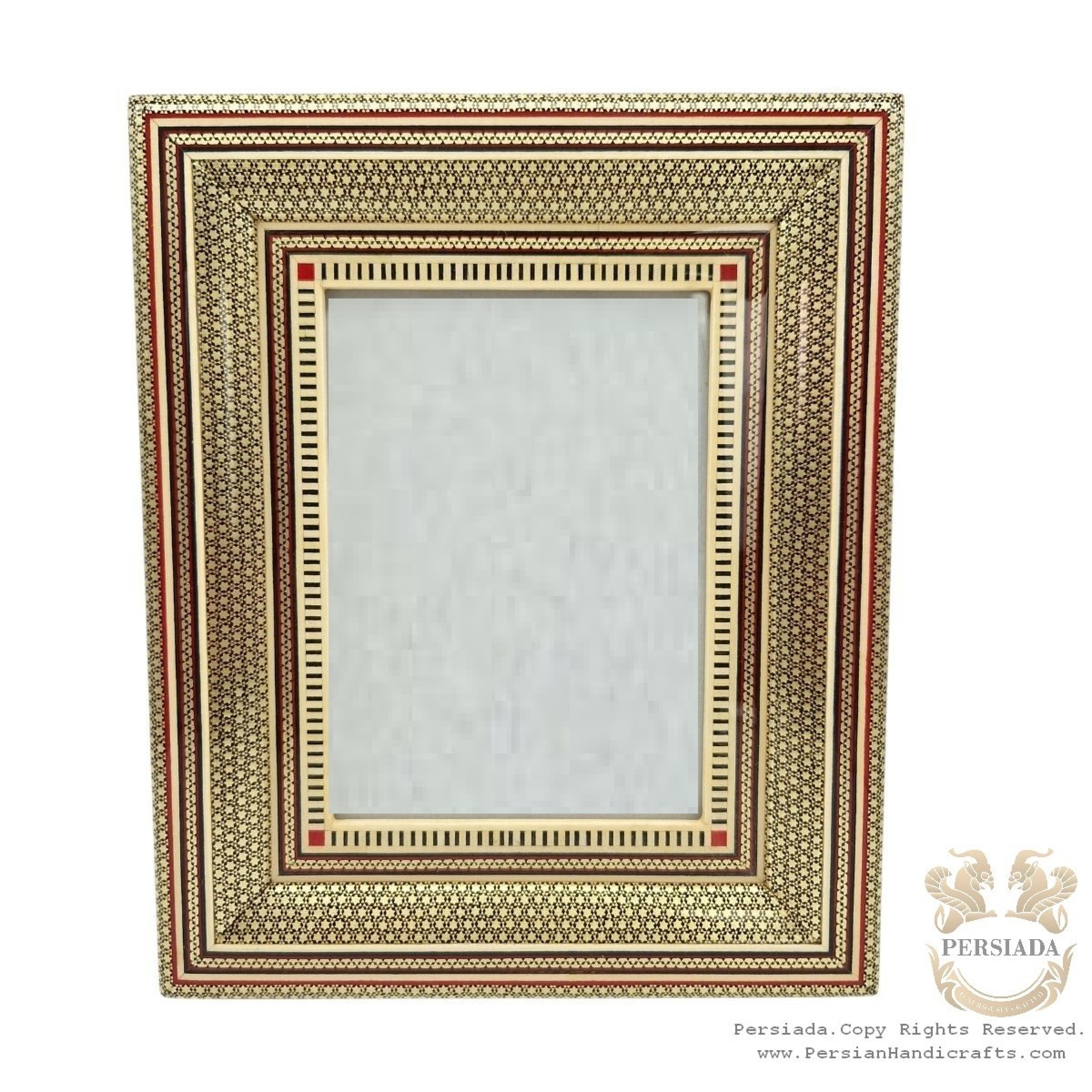 Exquisite Wooden Photo Frame | Handmade Khatam Marquetry | HKH8018