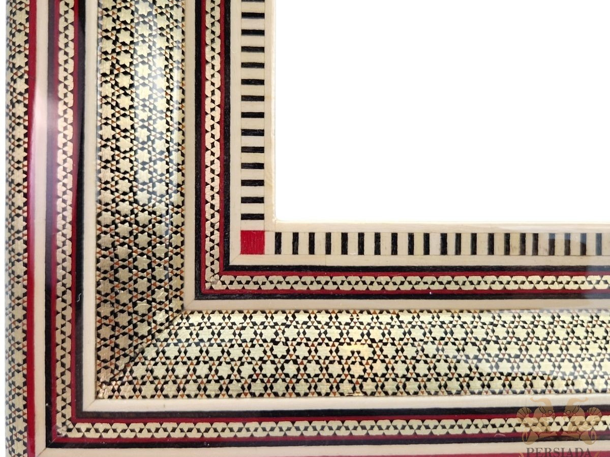 Exquisite Wooden Photo Frame | Handmade Khatam Marquetry | HKH8018