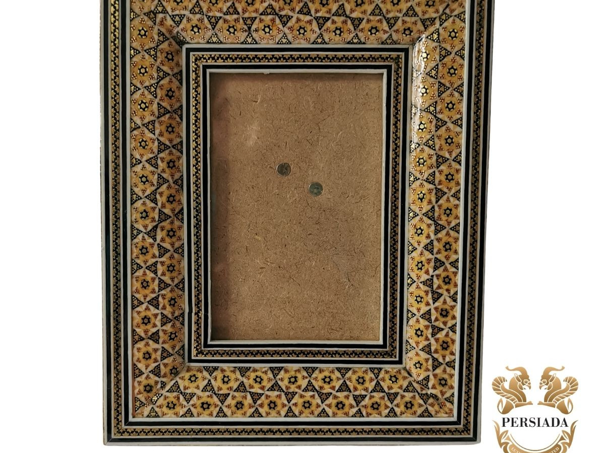 Unique Traditional Photo Frame | Khatam Marquetry | HKH9018 | Persiada