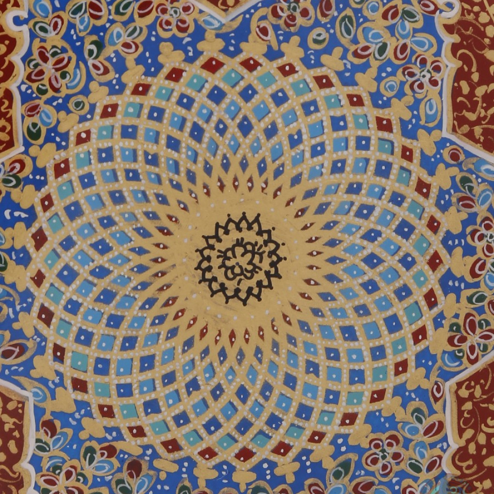 Tazhib Miniature Khatam Marquetry on Hexagonal Candy Box - HKH3906 ...