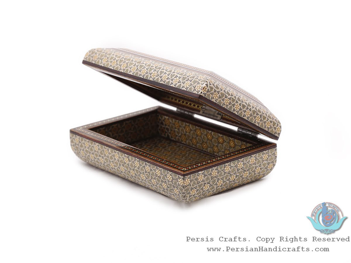 Privileged Jewelry Khatam Box w Flower Bird Miniature - HKH4000 - Persiada