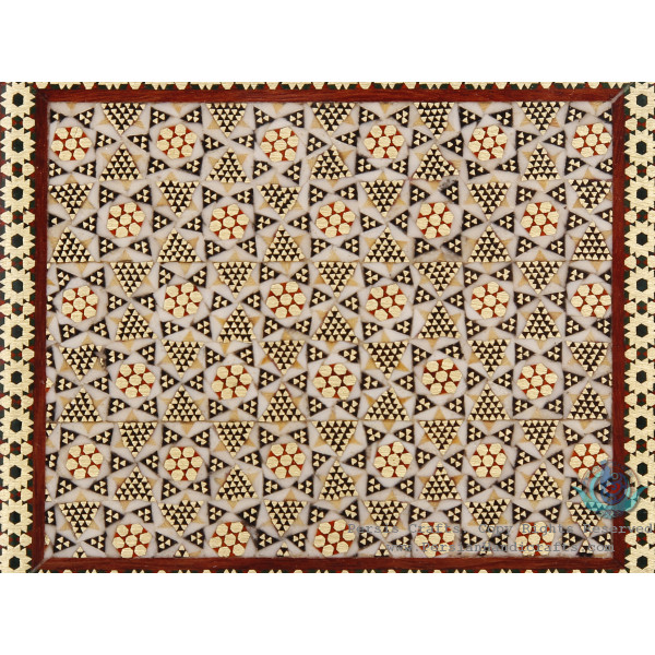 Privileged Jewelry Khatam Box w Tazhib Miniature - HKH4001 - Persiada