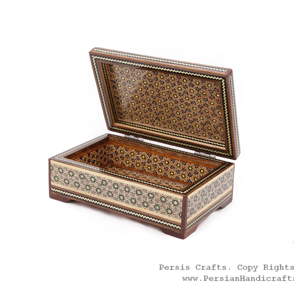 Privileged Decorative Khatam Boxes w Chogan Miniature - HKH4004 - Persiada