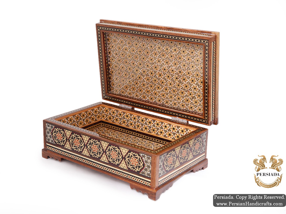 Treasure Chest Box | In & Out Custom Made Khatam Marquetry | Persiada ...