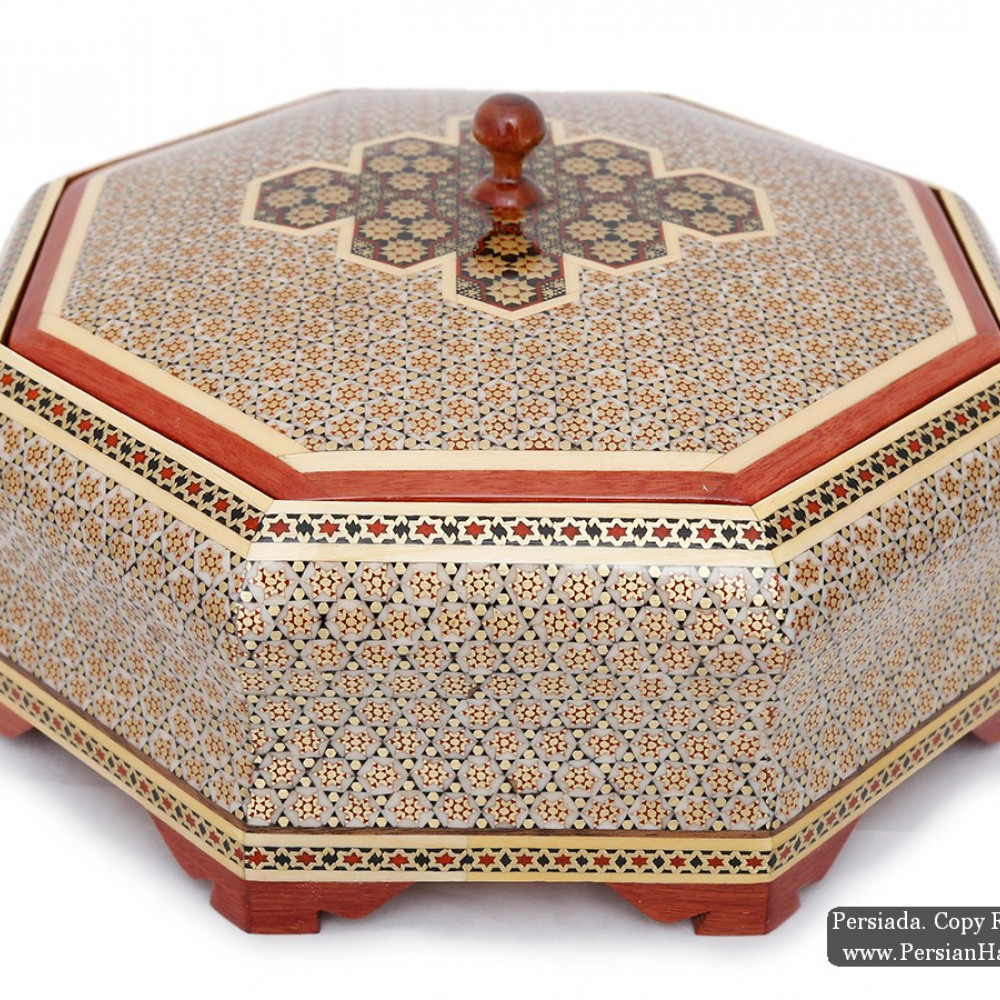 Classy Candy Storage Box | Classy Khatam Marquetry | Persiada HKH5110