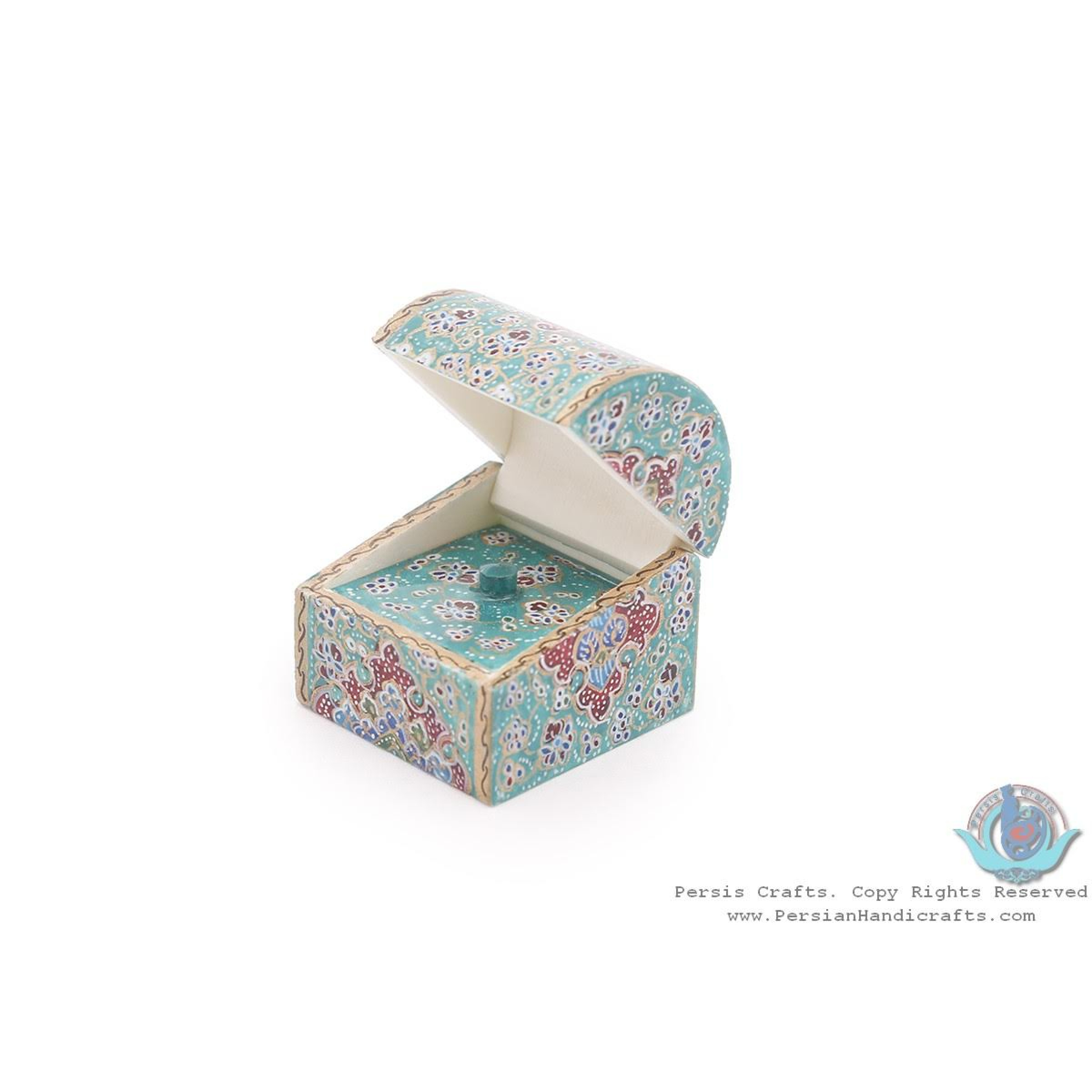 Miniature Mini Round Trunk Shape Jewelry Box - HM3911 - Persiada