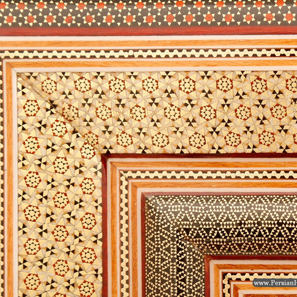 Decorative Painting Khatam Frame | Hand Painting Miniature | Persiada ...