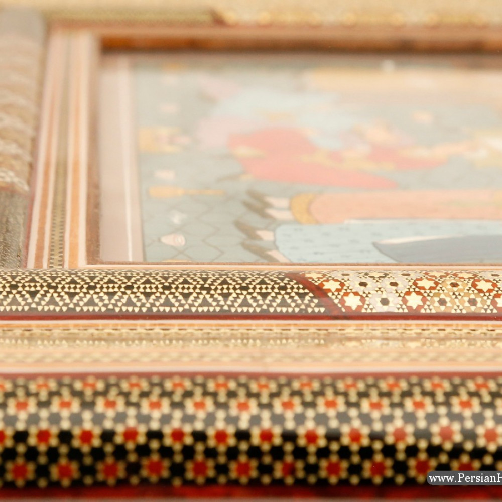 Decorative Painting Khatam Frame | Hand Painting Miniature | Persiada ...