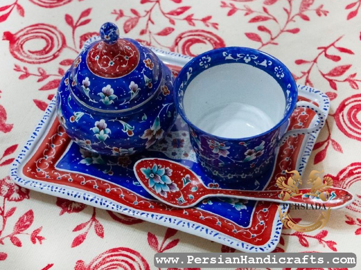 Tea Sugar Set | Hand Painted Minakari | PHE2101 | Persiada