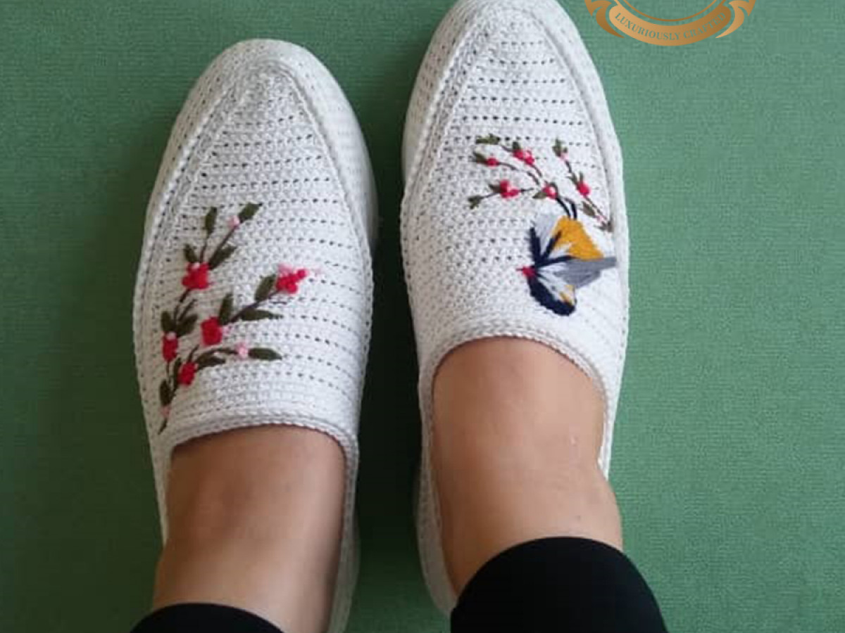 Give Traditional Persian Shoes | Cotton Handmade | PHG701 | Persiada