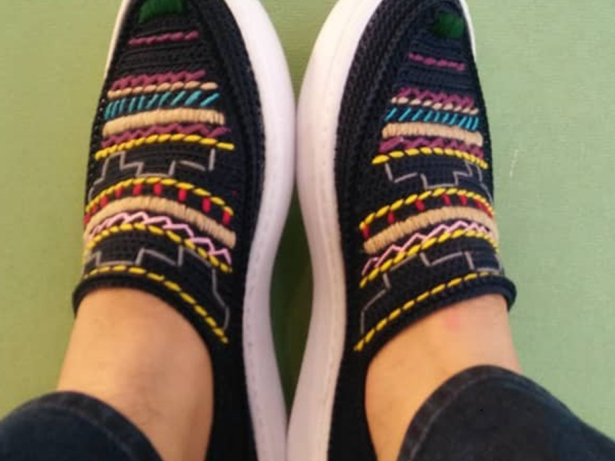 Give Traditional Persian Shoes | Cotton Handmade | PHG701 | Persiada