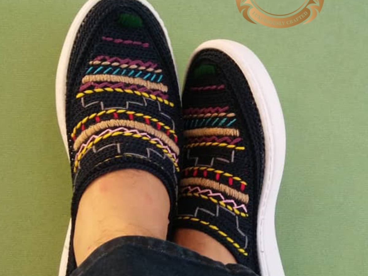 Give Traditional Persian Shoes | Cotton Handmade | PHG701 | Persiada