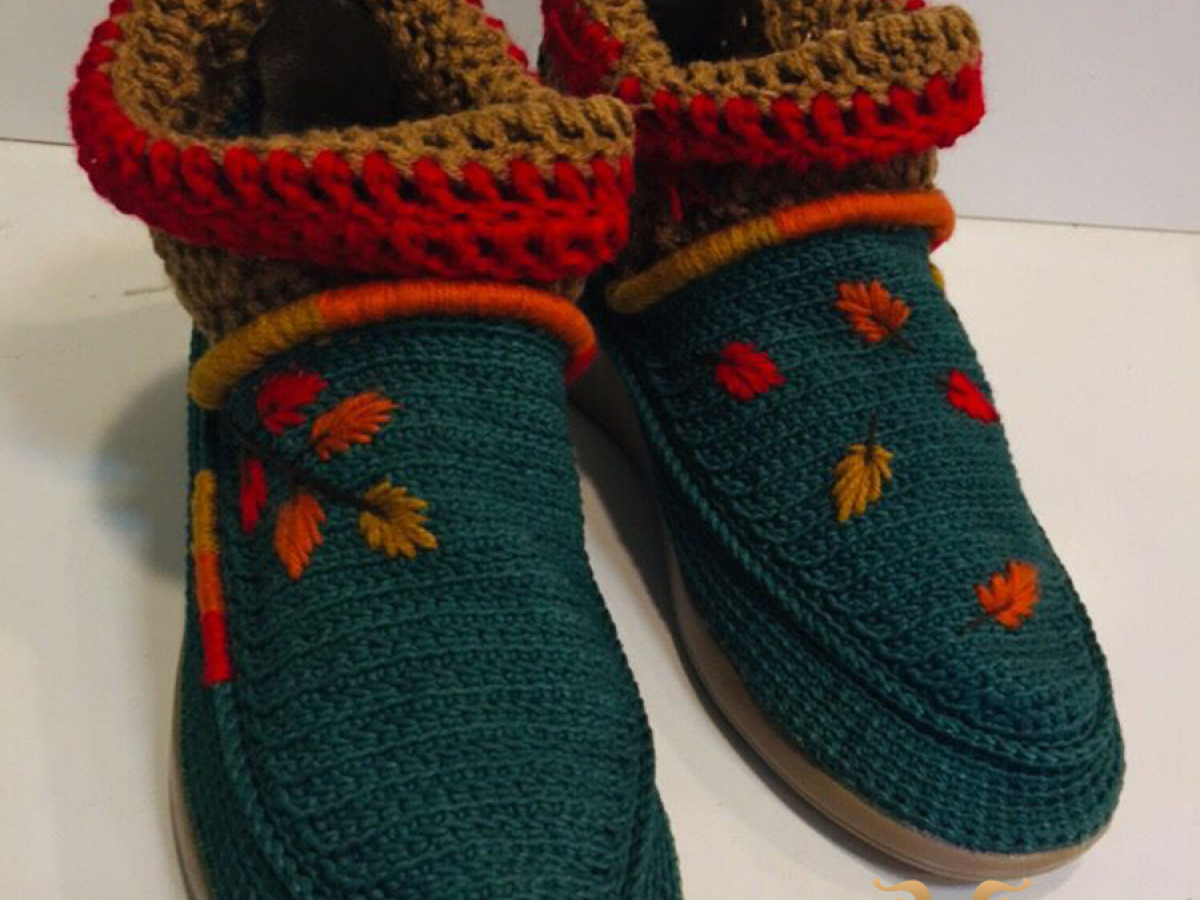 Give Traditional Persian Shoes | Cotton Handmade | PHG701 | Persiada