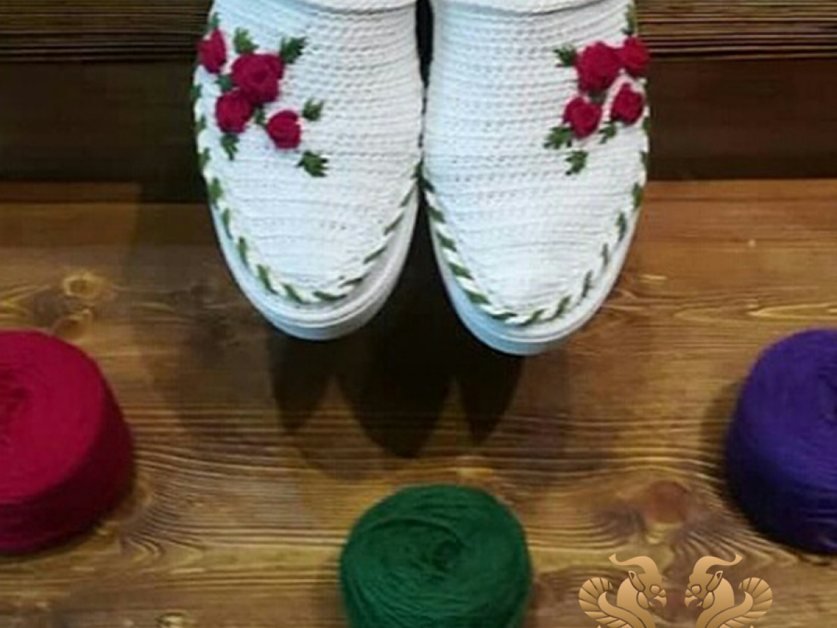 Give Traditional Persian Shoes | Cotton Handmade | PHG701 | Persiada