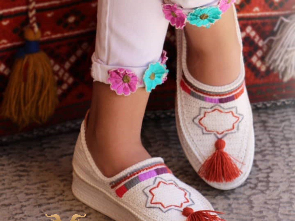 Give Traditional Persian Shoes | Cotton Handmade | PHG701 | Persiada