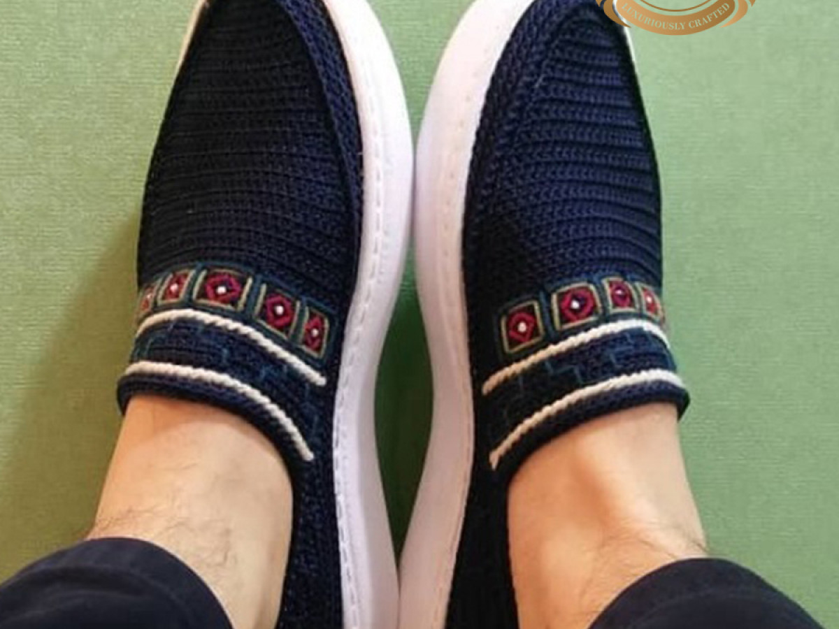 Give Traditional Persian Shoes | Cotton Handmade | PHG701 | Persiada
