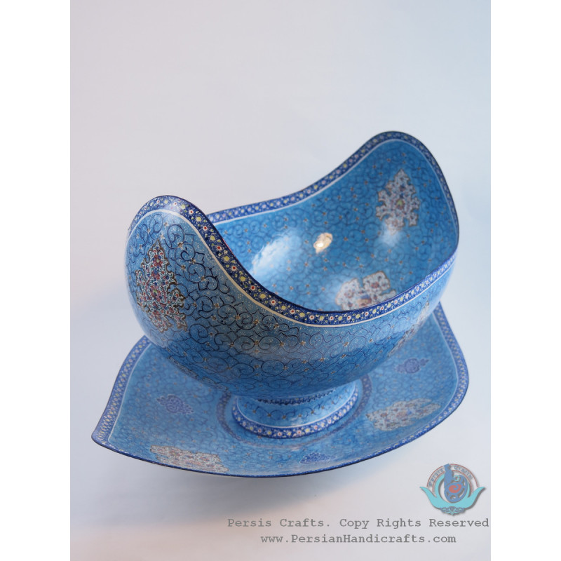 Traditional Handgraved Persian Banquet on Candy Dish - HGL3903 - Persiada