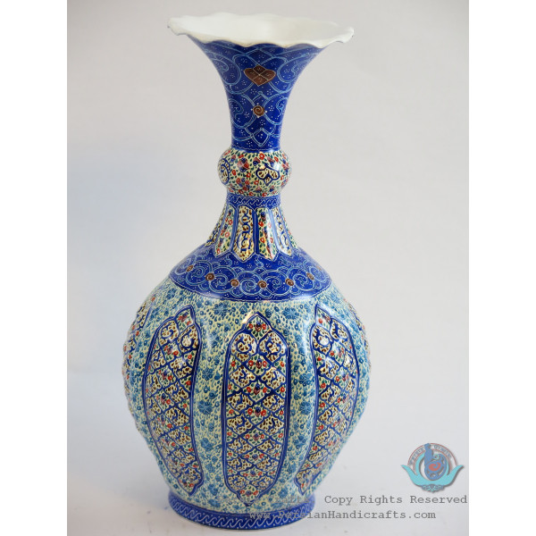 Enamel (Minakari) Eslimi Flower Vase - PE1116 - Persiada