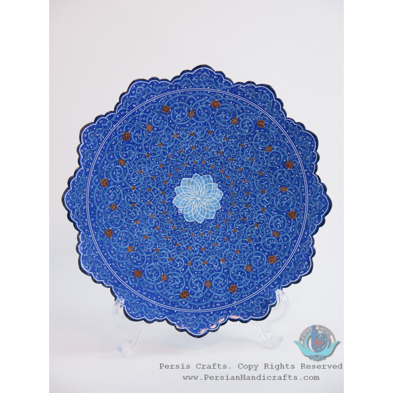 Tazhib Design Khatam Marquetry Slide in Jewellery Box - HKH3914 - Persiada