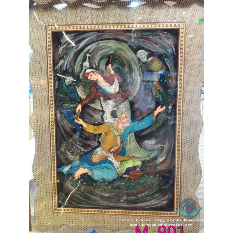 Enamel (Minakari) Eslimi Flower Vase - PE1163 - Persiada