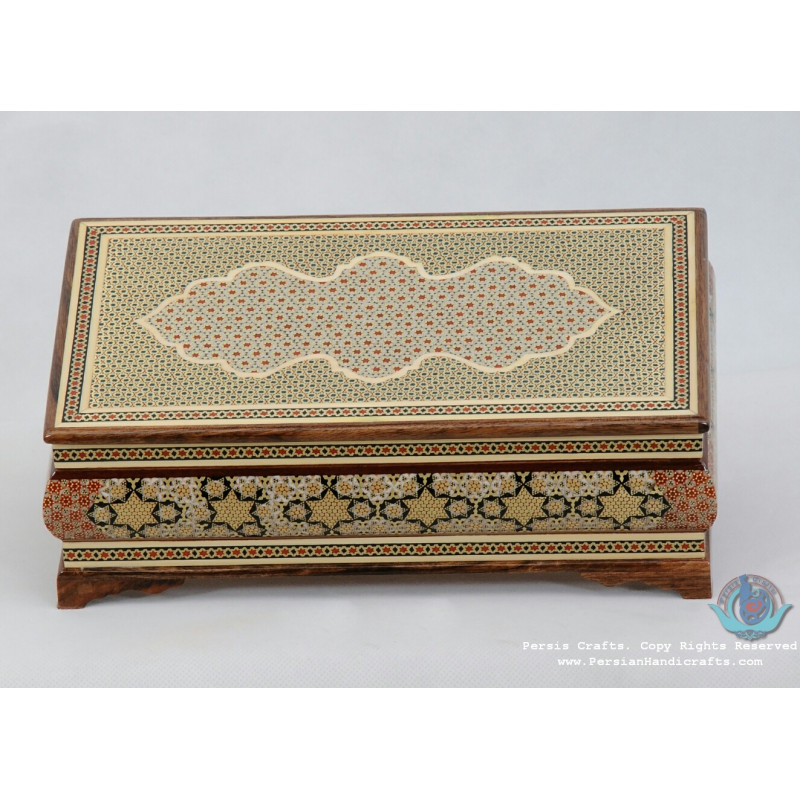Persian Khatam Handicrafts Cutlery Box - HKH3000 - Persiada