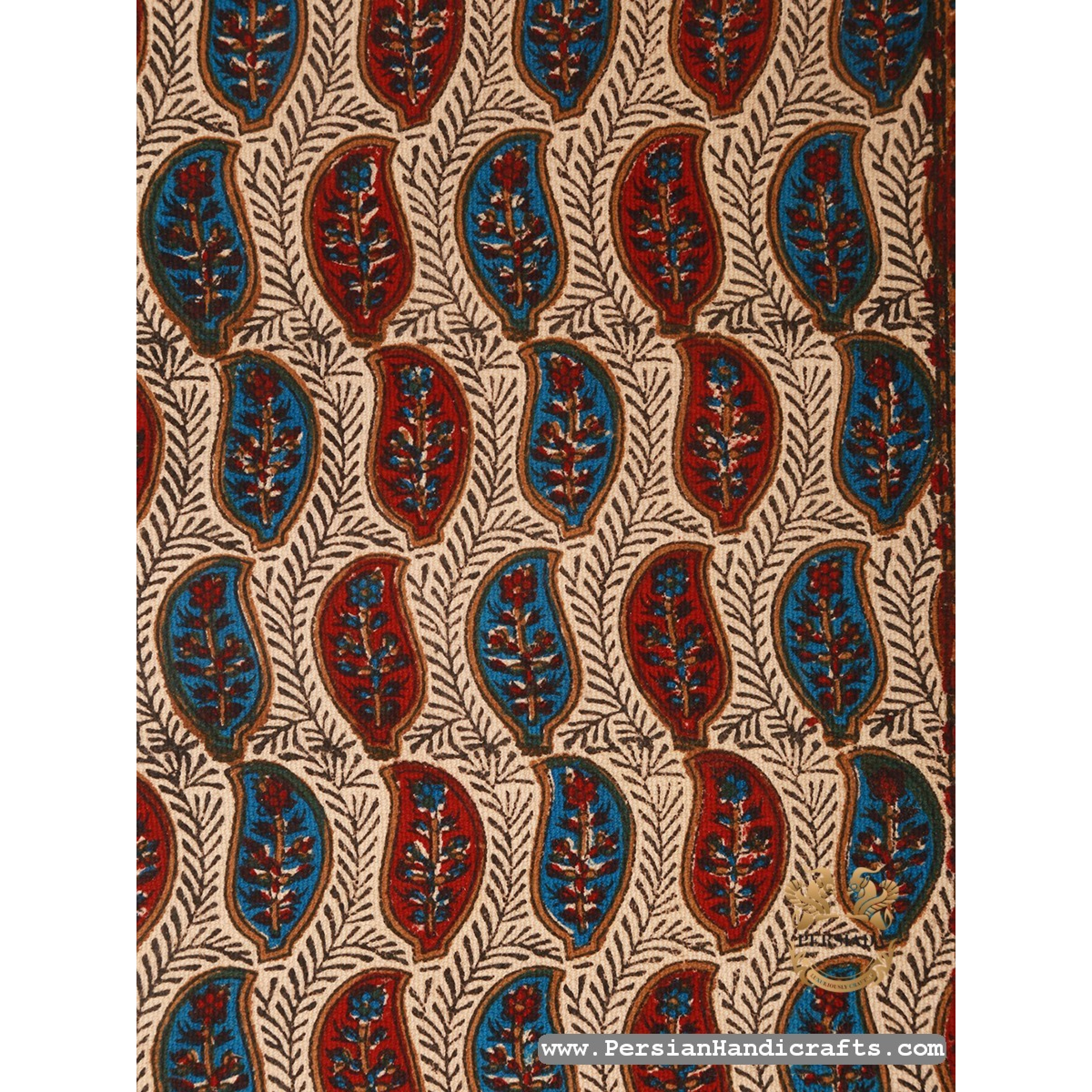Square Tablecloth | Hand Printed Ghalamkar | HGH7125 | Persiada