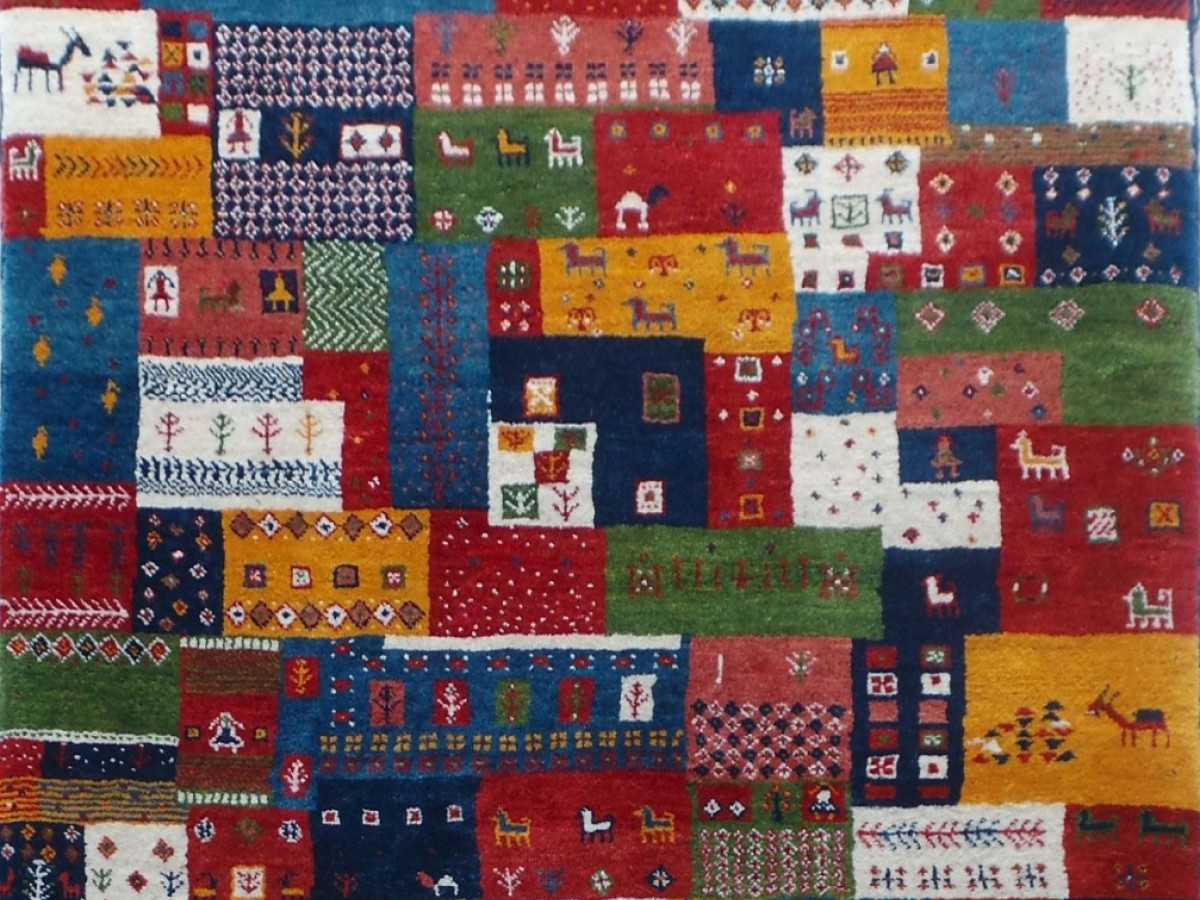 Persian Wool Gabbeh Rug - PRG158 - Persis Crafts