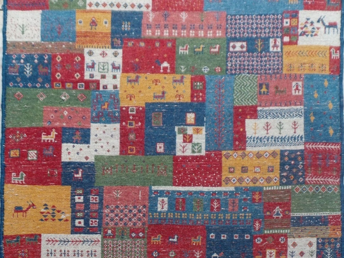 Persian Wool Gabbeh Rug - PRG158 - Persis Crafts