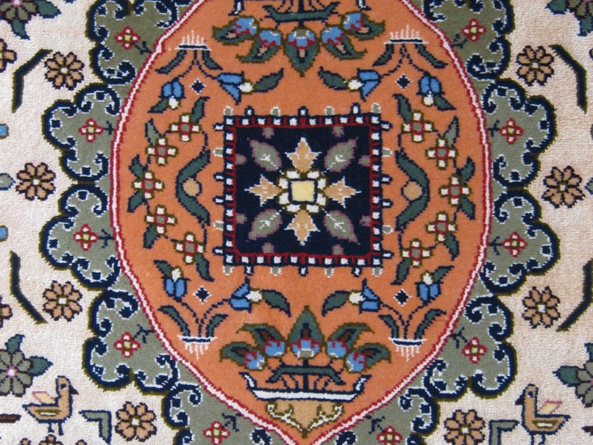Premium Persian Geometric Design Isfahan Rug - RI4040