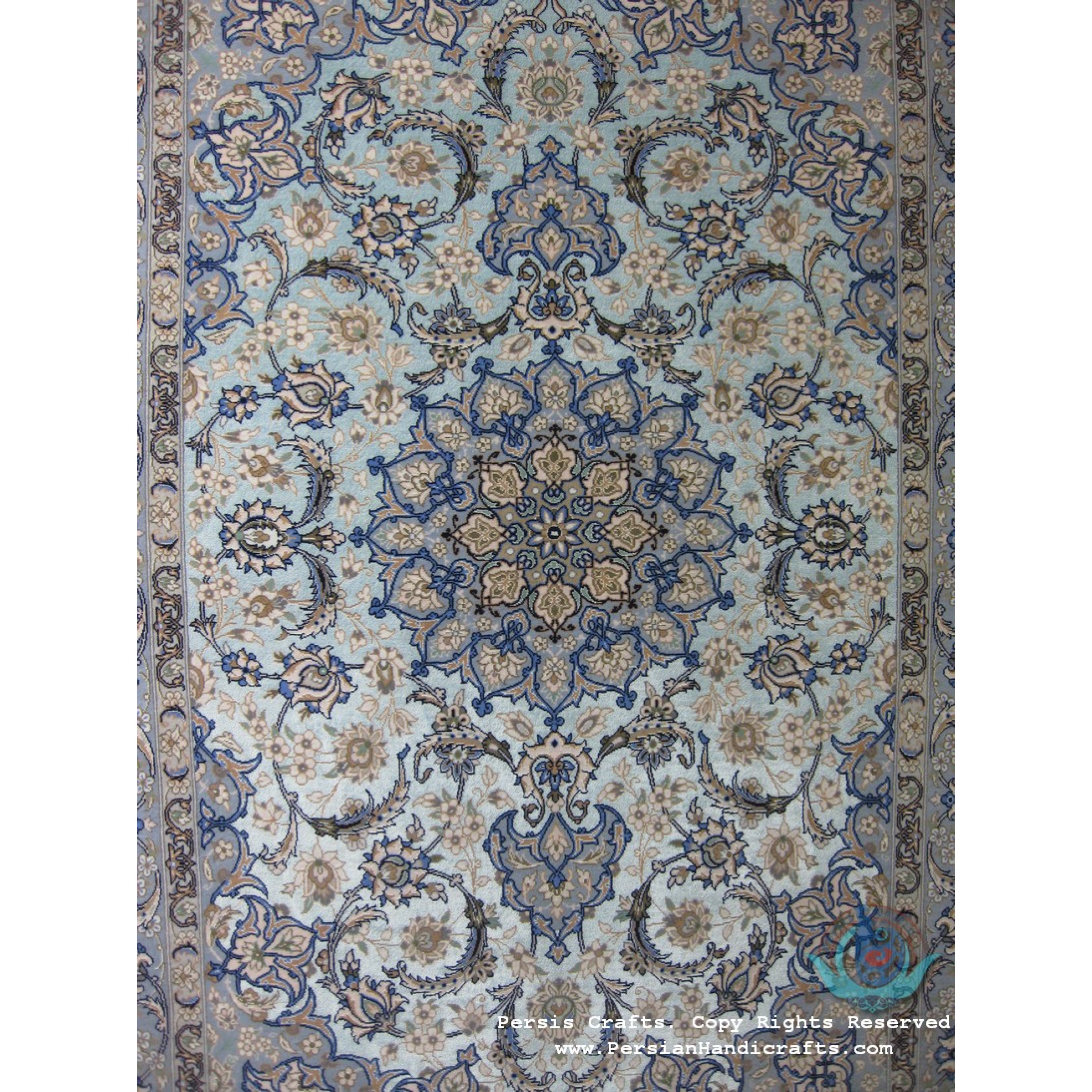 Premium Persian Slimi Design Isfahan Rug - RI4041