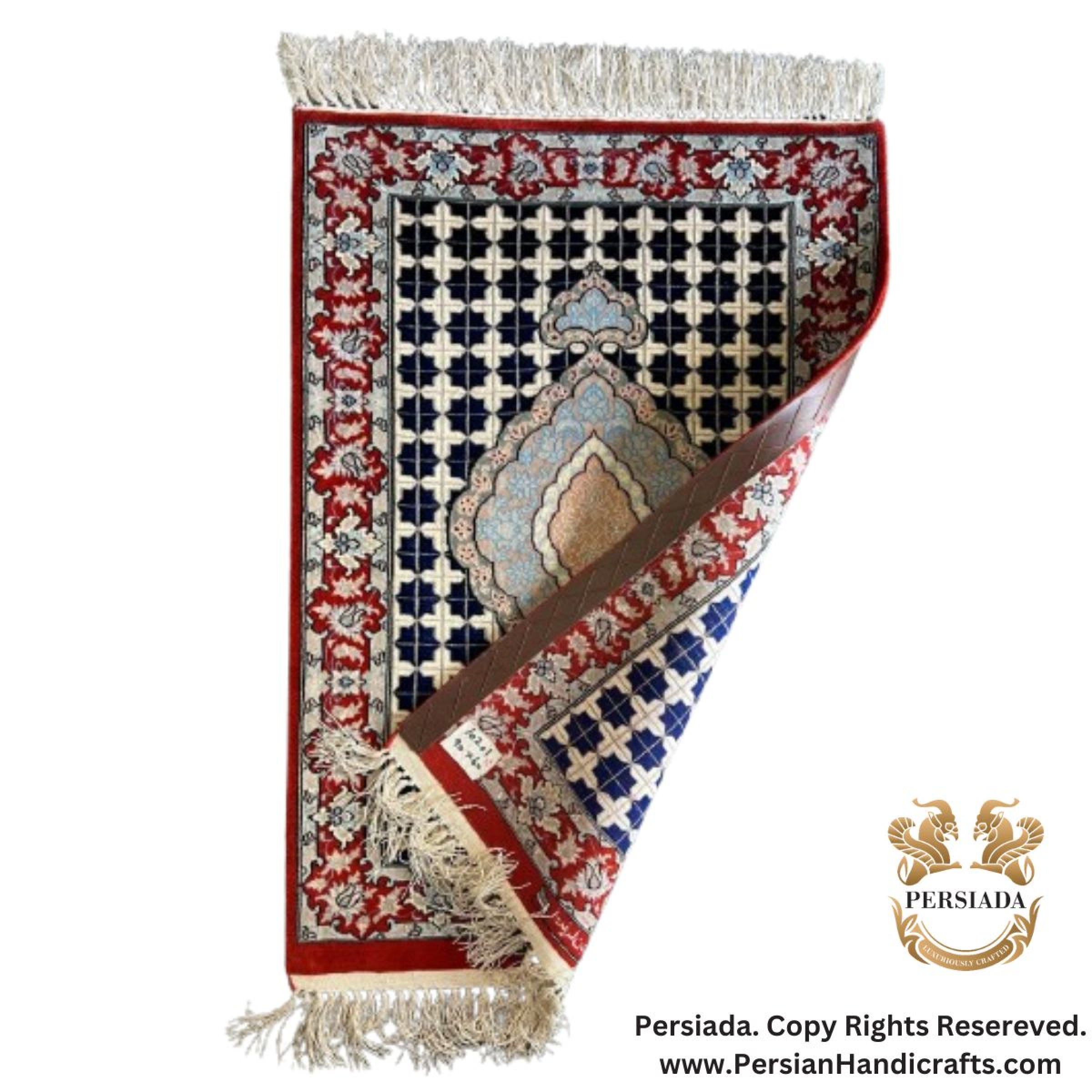 Handmade Silk | Isfahan Persian Rug | RI8004 | Persiada