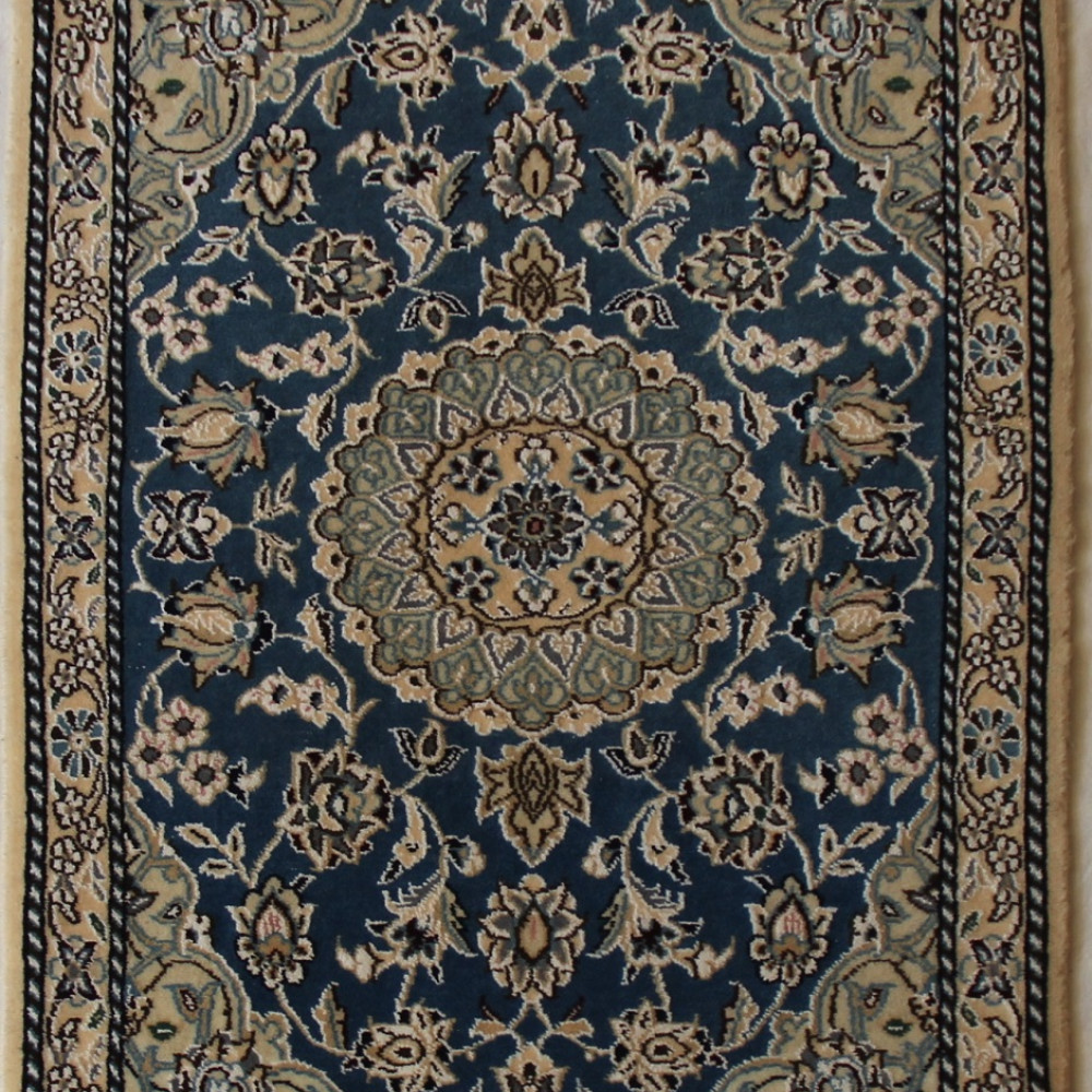 Nain Persian Wool & Silk Rug - PRN1005 - Persis Crafts